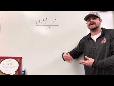 Exponent Rules Simplifying Expressions - YouTube