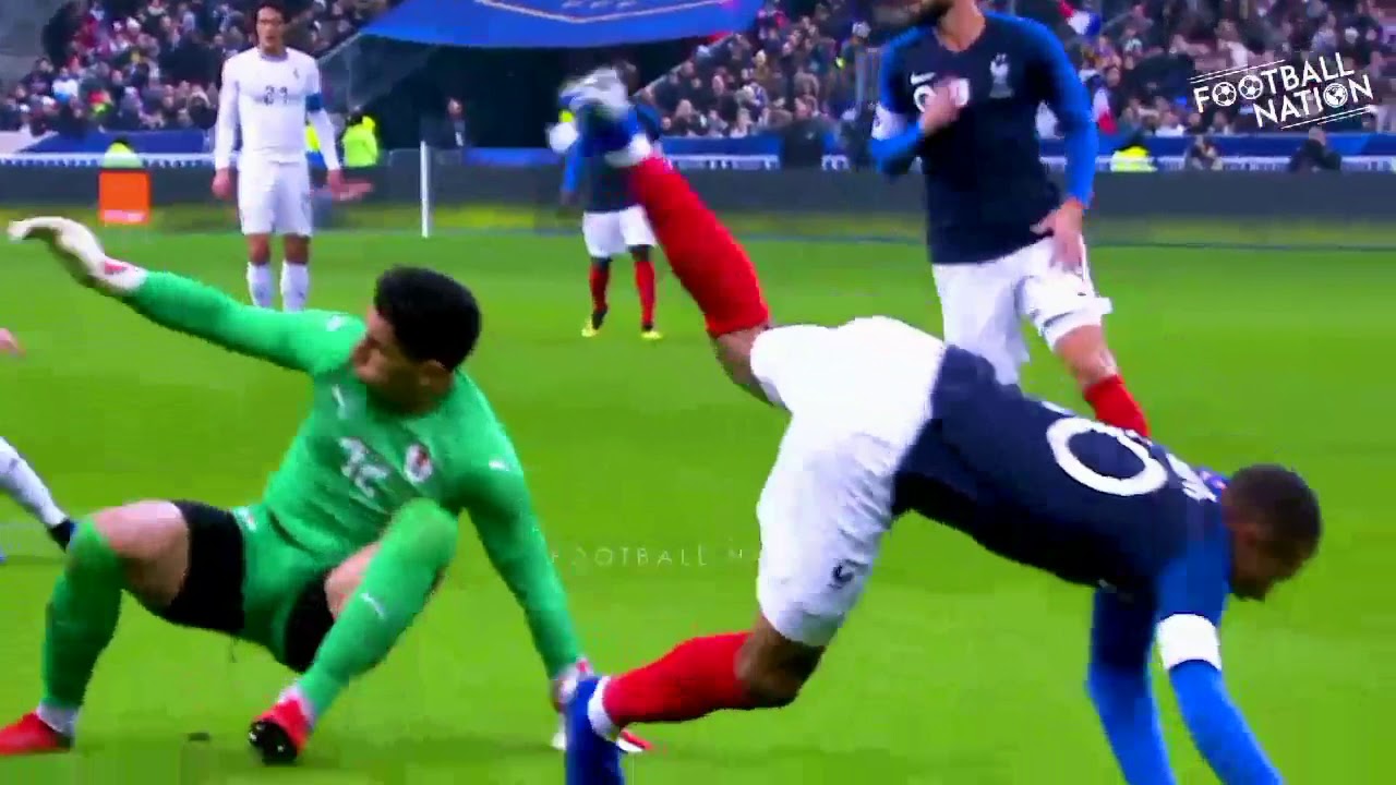 10 Horror Tackles on Kylian Mbappe - YouTube