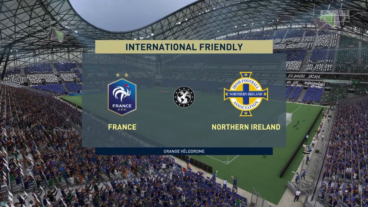 FIFA 22 Full Match - France vs Northern Ireland - Simulation - YouTube