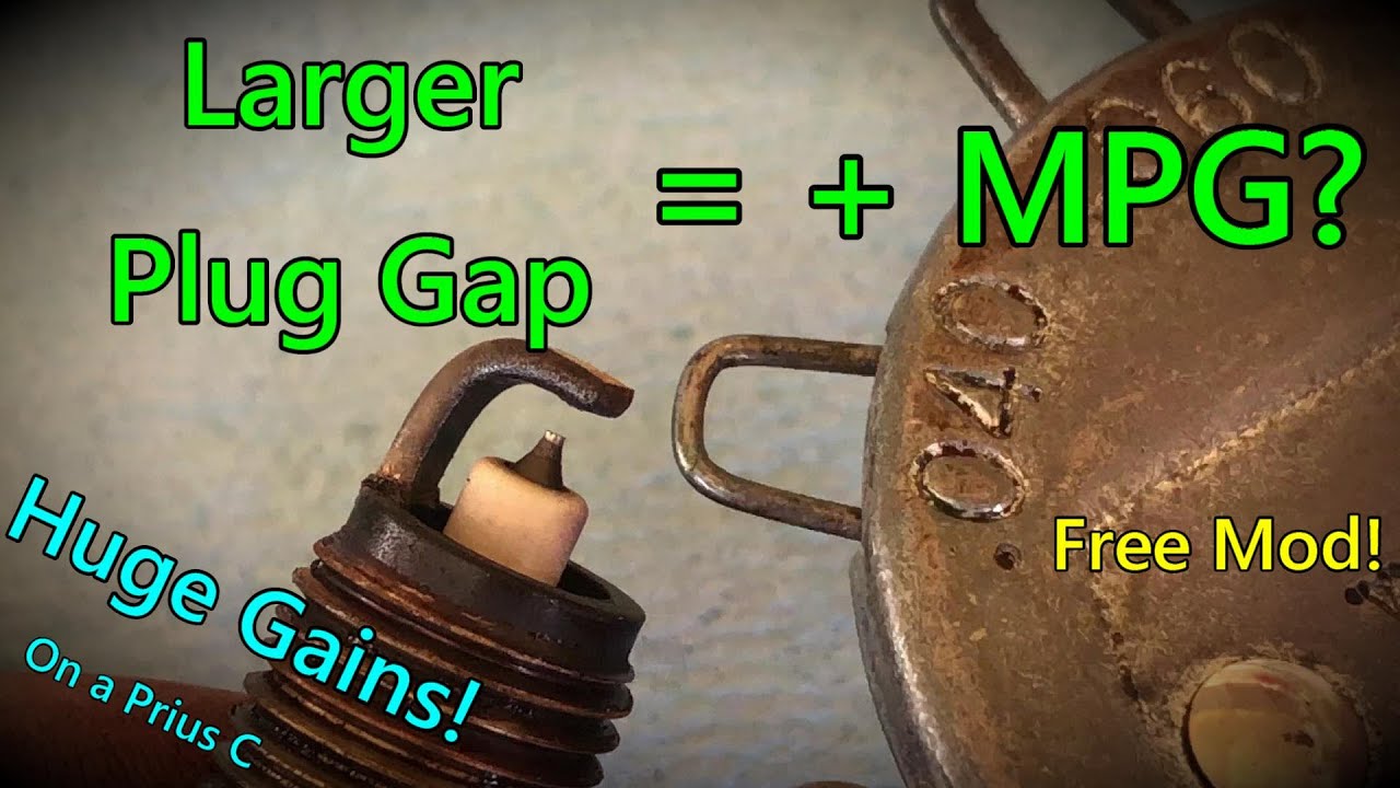 Spark Plug Gap - Prius MPG Test - YouTube