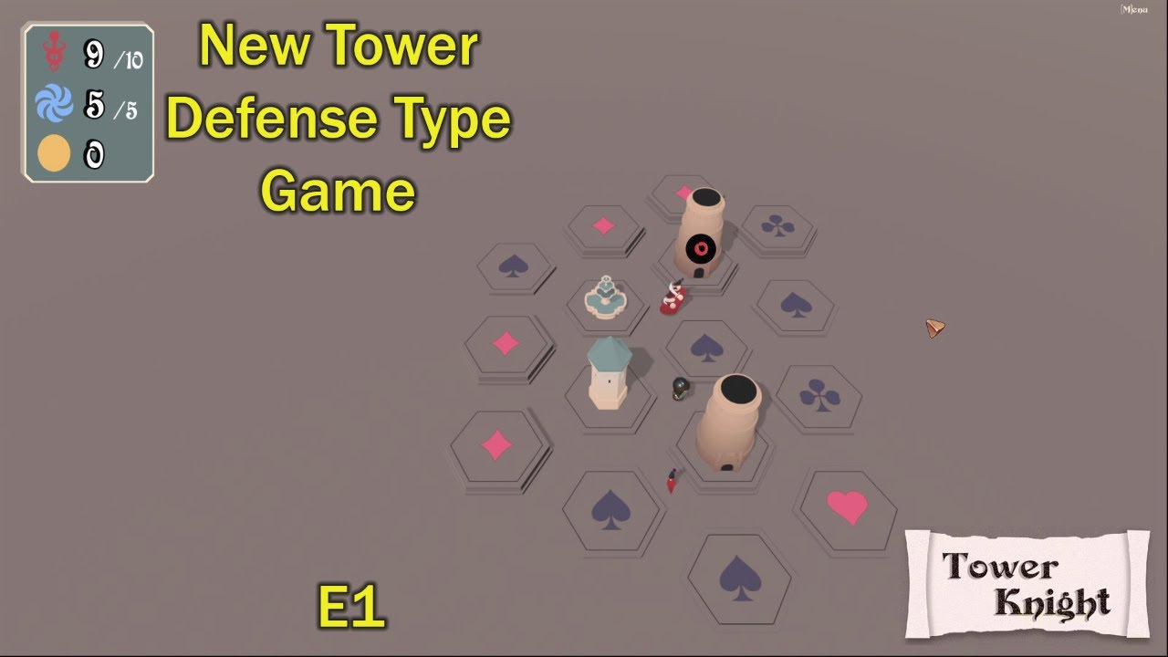 New Tower Defense Game - Tower Knight - E1 - YouTube