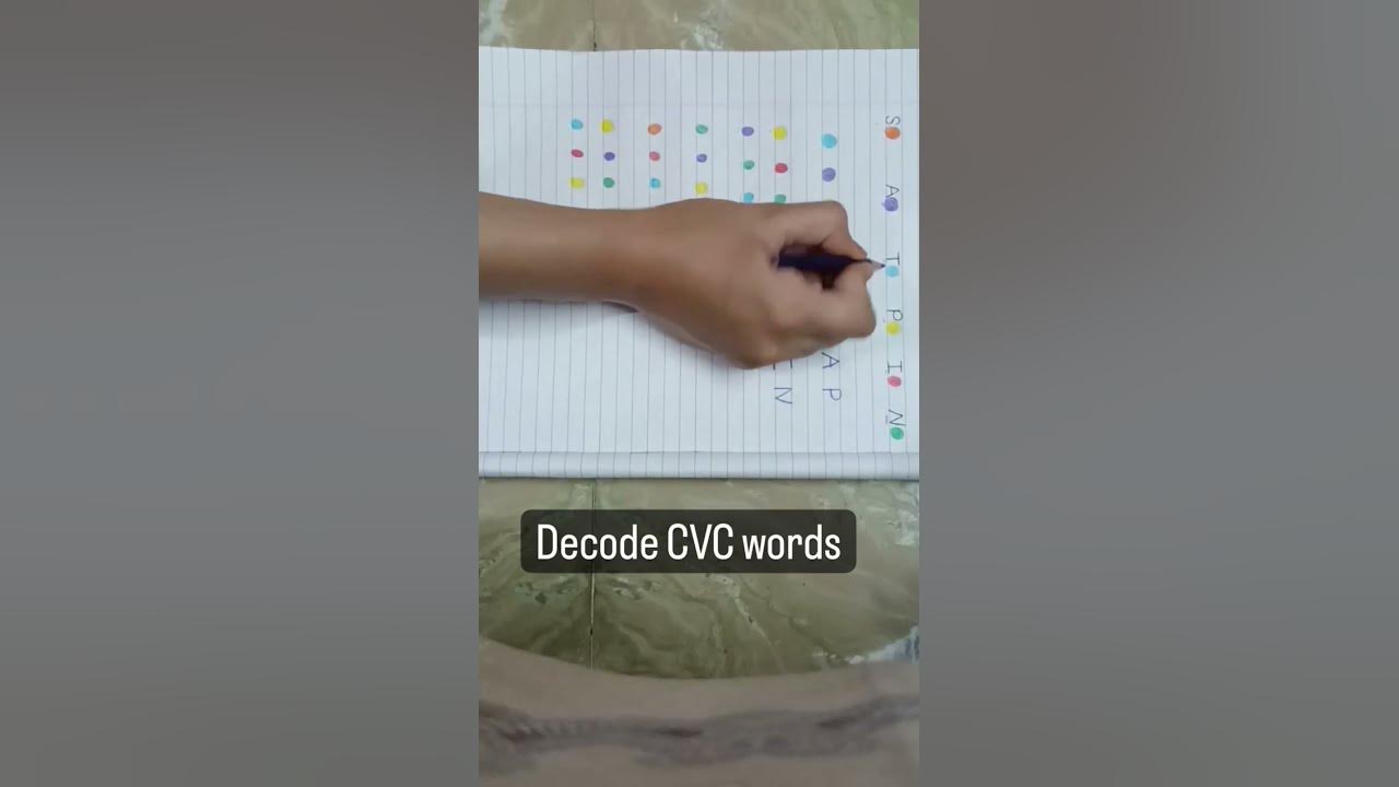 Decode the CVC words... summer activity... making words - YouTube