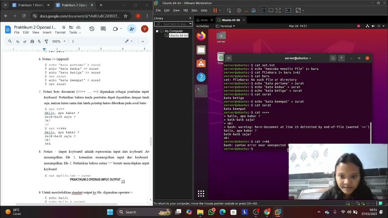Operasi Input Ouput pada Aplikasi VMware - YouTube