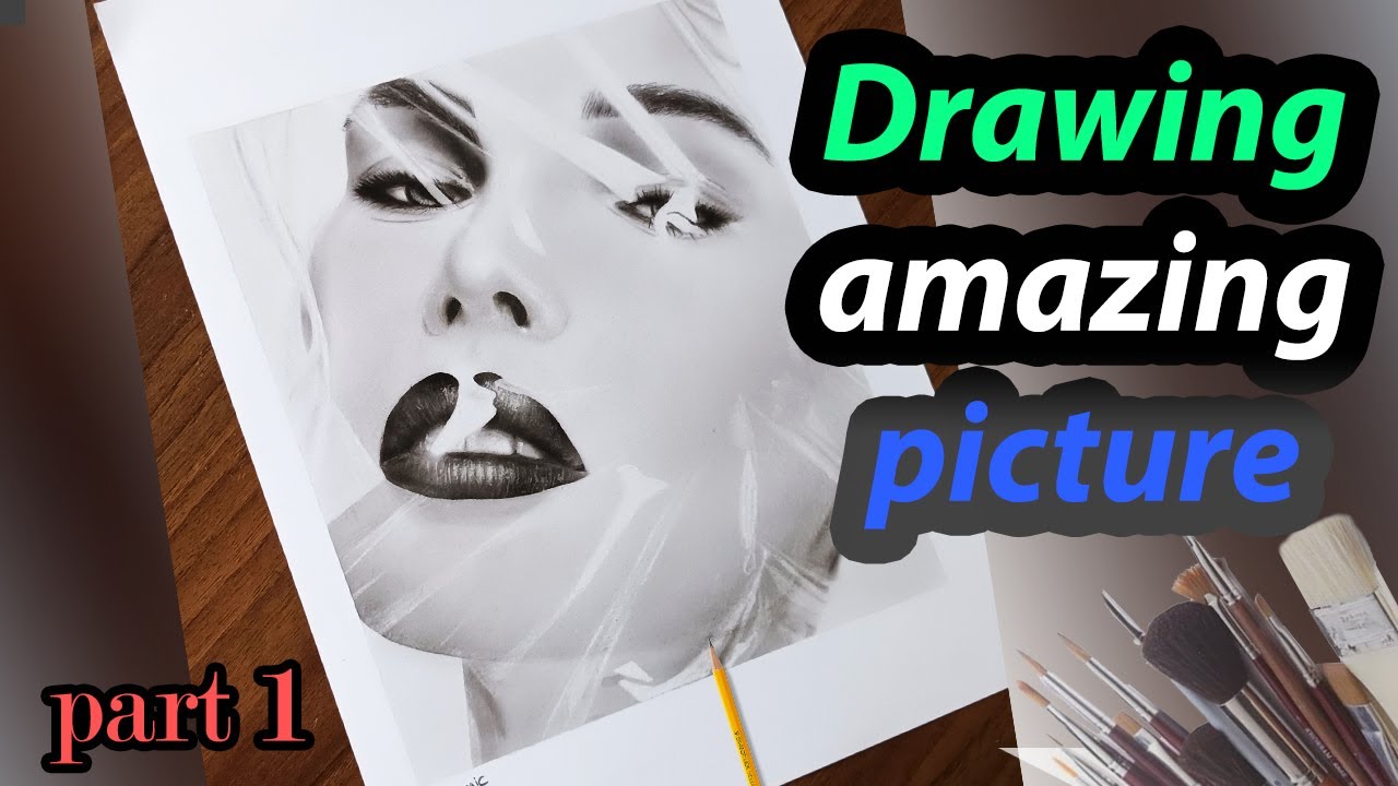 Drawing Beautiful Art : part 1 How to drawing Plastic - YouTube