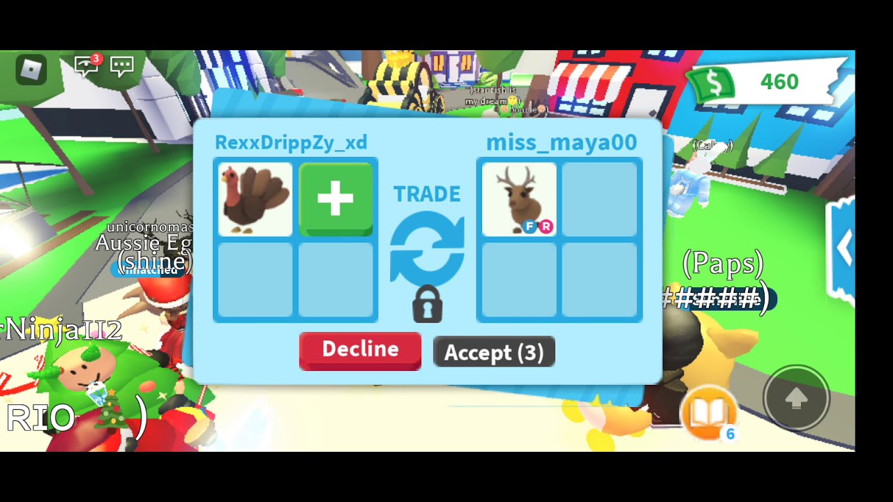 Trading Turkey ,adopt me - YouTube