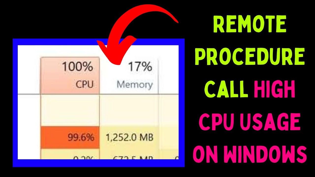 How to Fix Remote Procedure Call High CPU Usage on Windows 11 - YouTube
