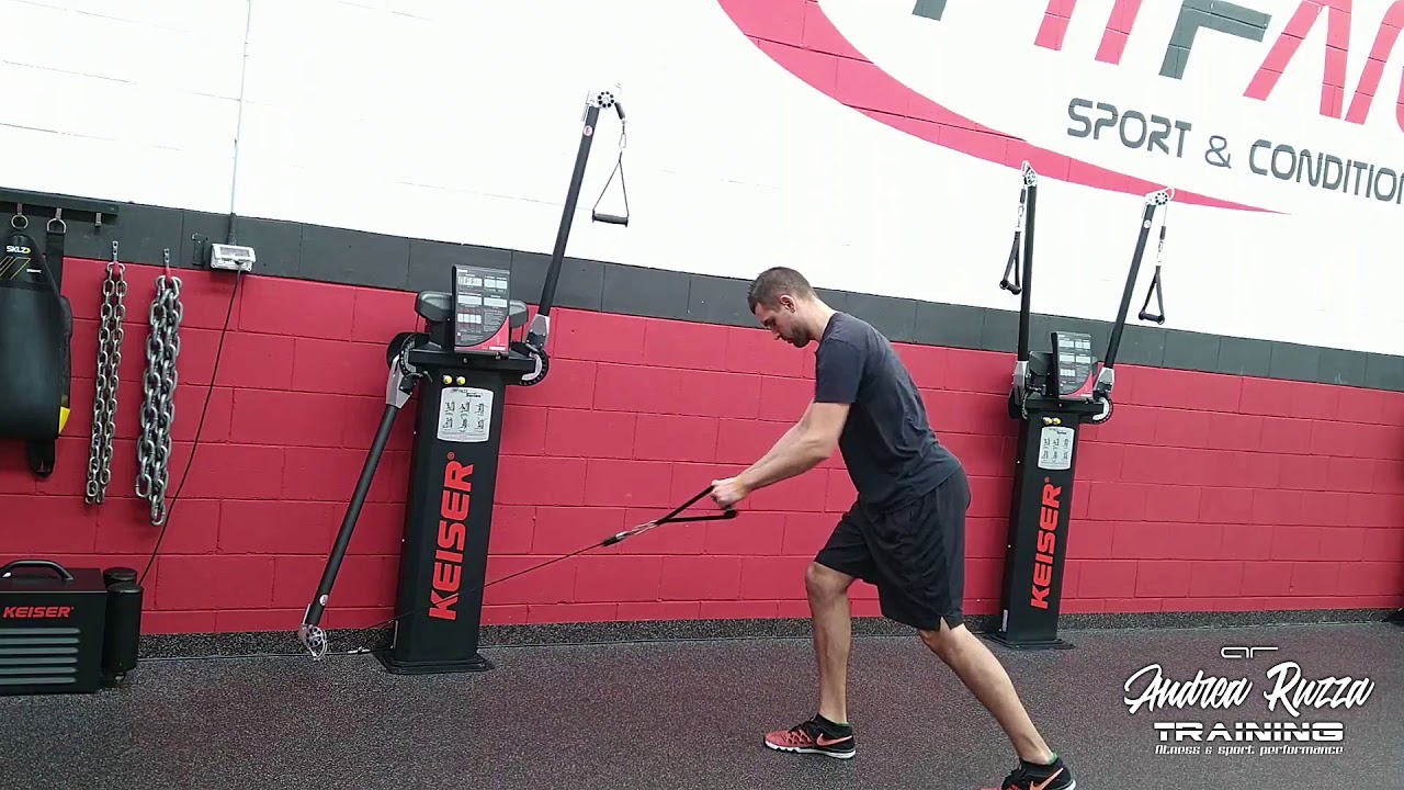 Split Stance Low Cable Row - YouTube