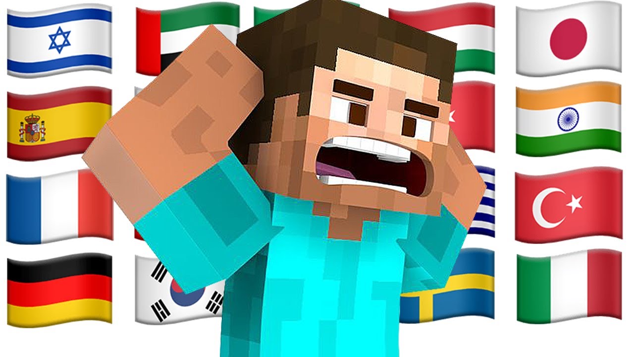 Minecraft in different languages meme - YouTube