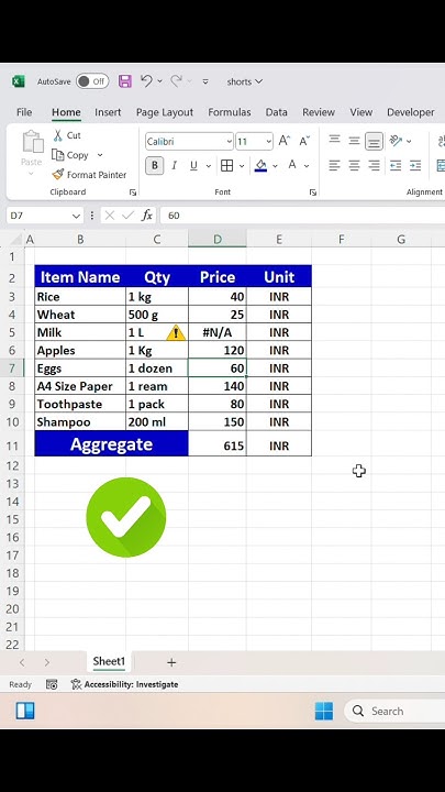 How to use aggregate formula in excel ⚡ #exceltech #aggregate #exceltips #exceltricks - YouTube