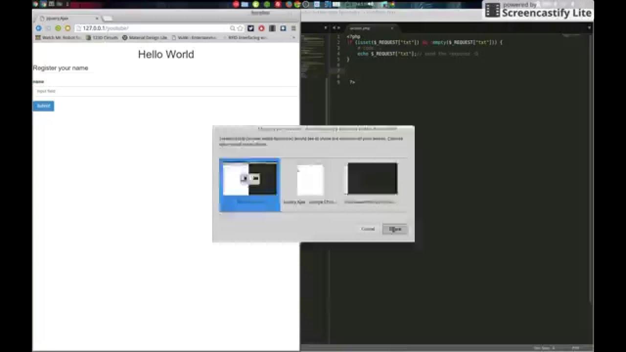 Jquery,Ajax,Php,submit form without page refresh [Part 2] - YouTube