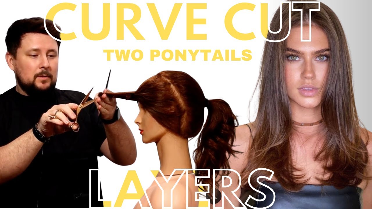 How to cut CURVE LAYERS the 2024 hair trend - YouTube