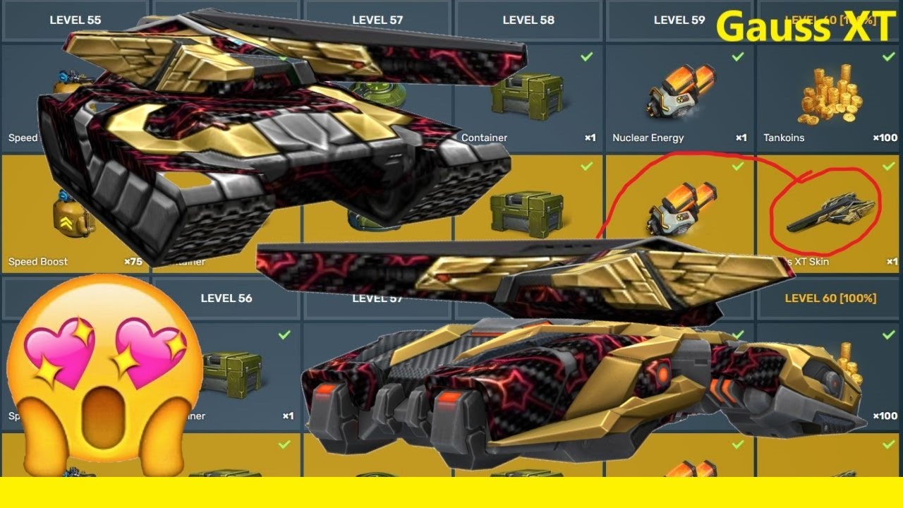 Tanki Online - challenge completed Gauss XT - YouTube