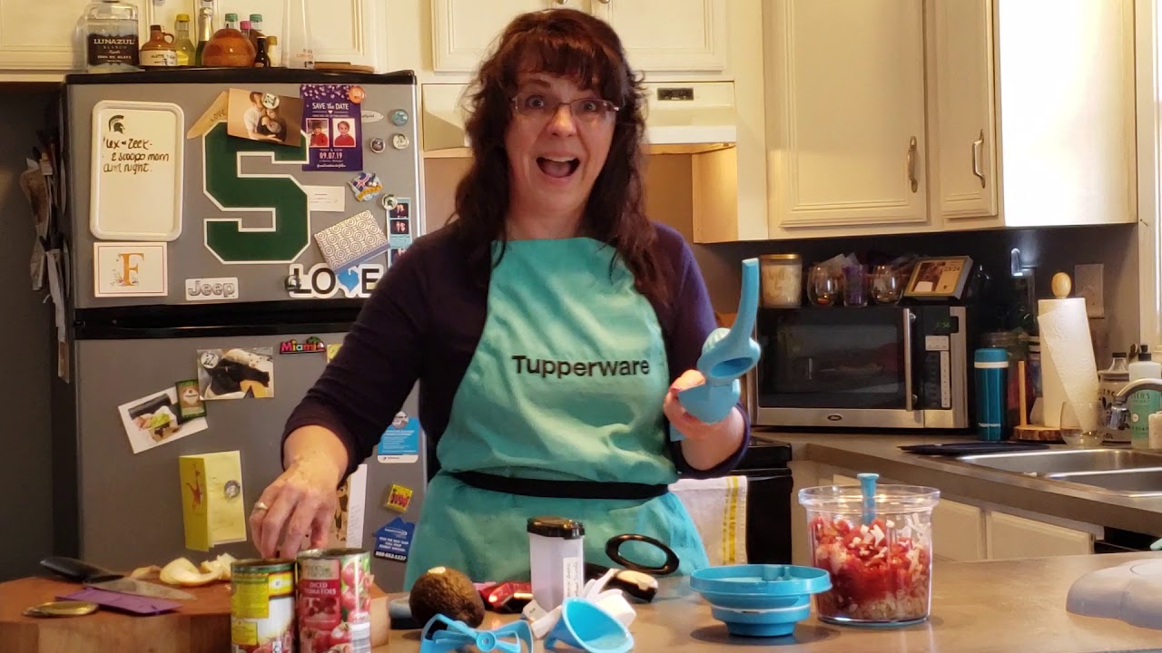 Tupperware Power Chef training for party - YouTube