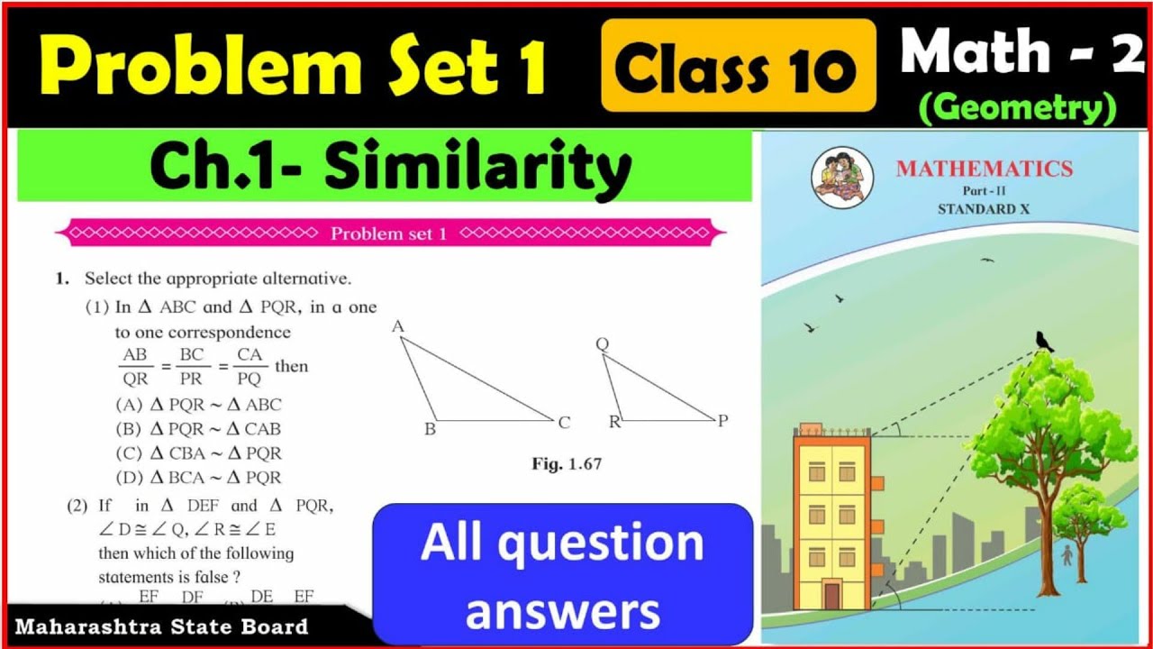 Problem Set 1 Similarly Class 10 maths Part 2 All Questions - YouTube