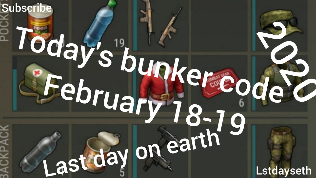 Today's bunker code Feb 18-19 LDOE - YouTube