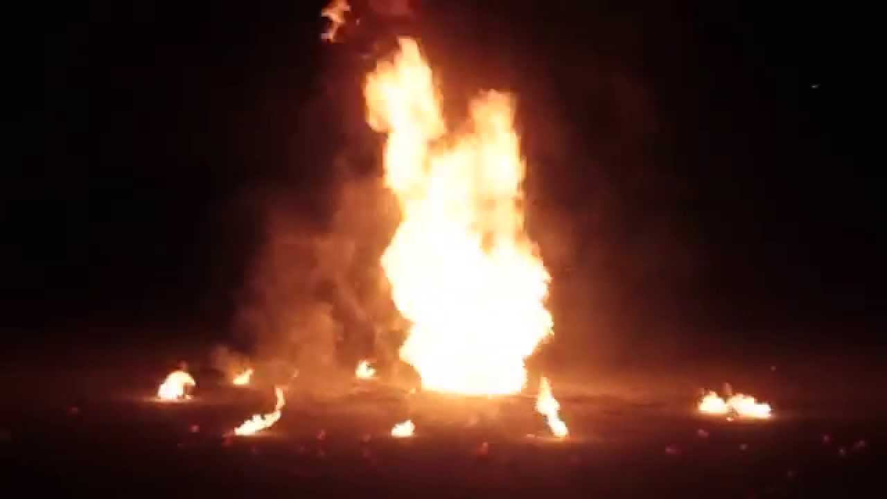 Setting ping pong balls on fire - YouTube