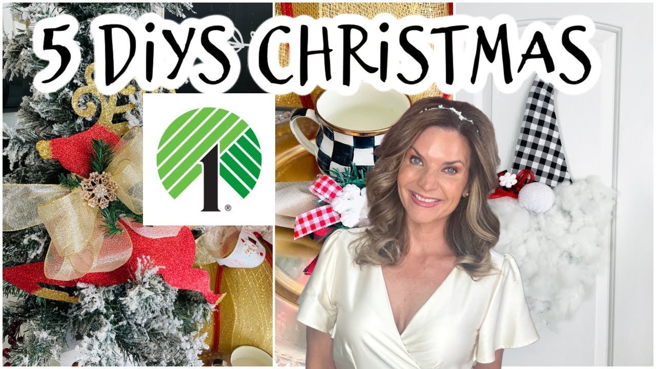 🎄5 DIY DOLLAR TREE CHRISTMAS DECOR CRAFTS🎄I Love Christmas ep 7 Olivias Romantic Home DIY - YouTube