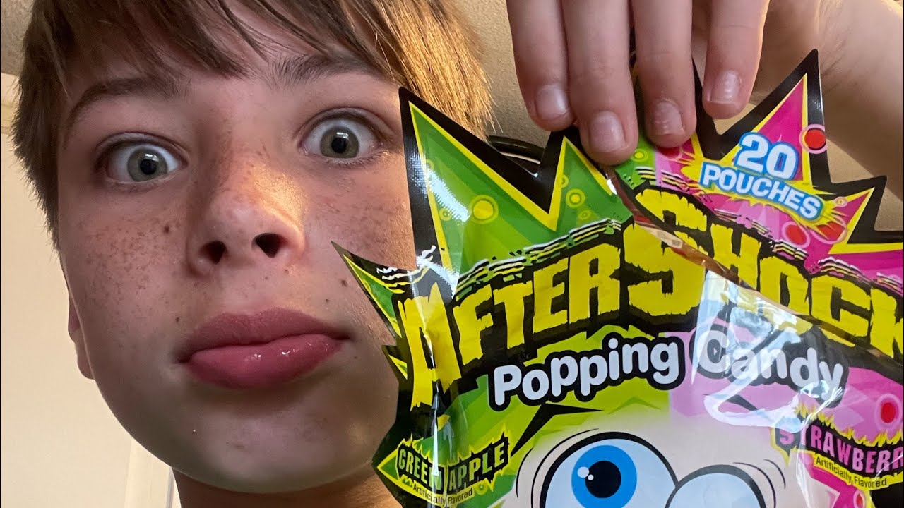 Eating as much pop rocks as I can! - YouTube