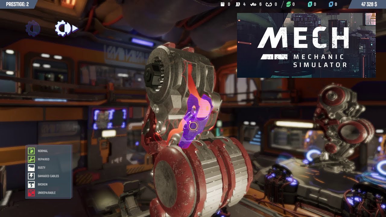 Mech Mechanic Simulator Gameplay Preview - YouTube