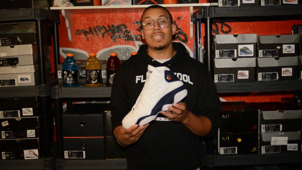 Air Jordan 13 'Michael Finley' PE (Dallis Mavericks) - YouTube