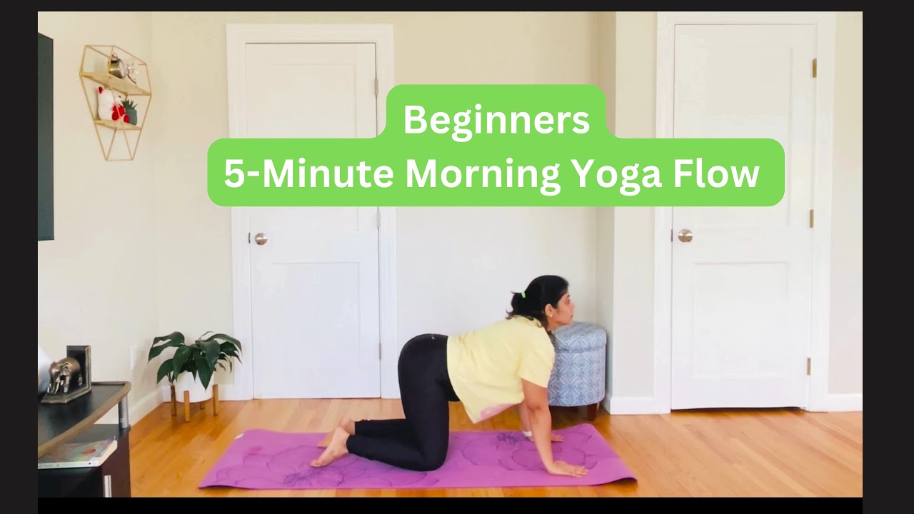 5-Minute Morning Yoga Flow for Beginners | Start Your Day Right! - YouTube