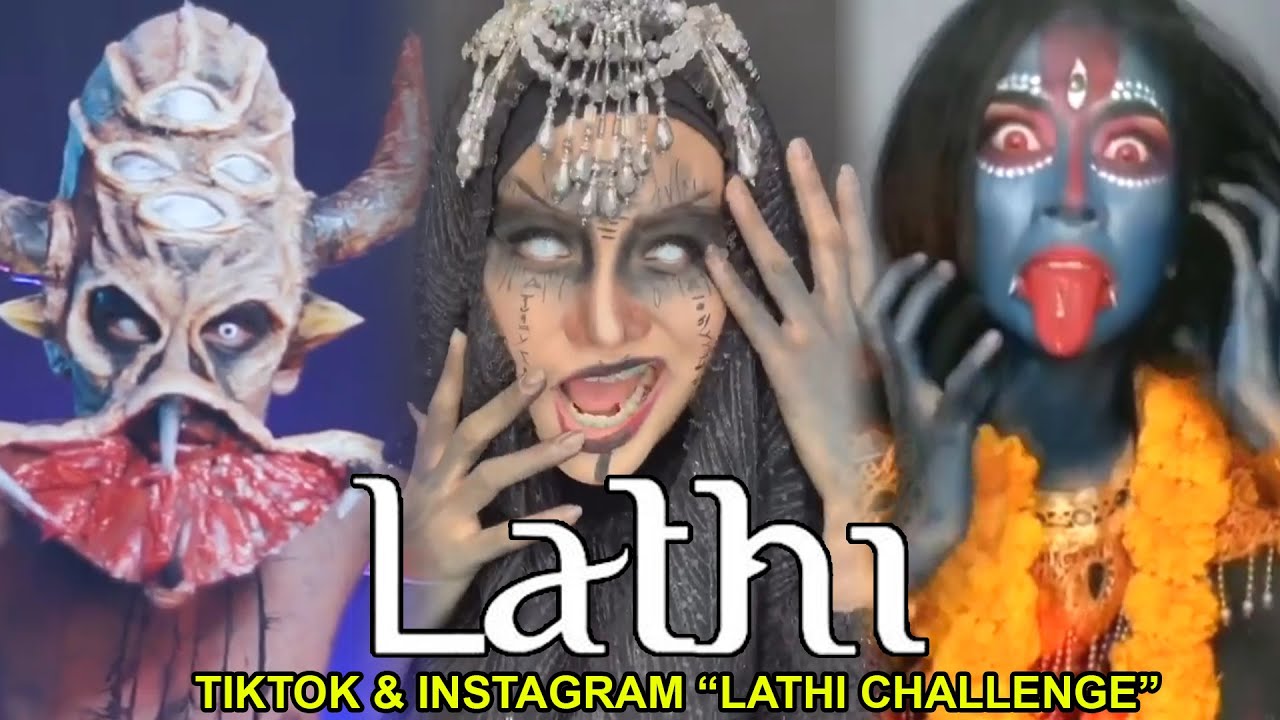 TIKTOK & INSTAGRAM LATHI CHALLENGE || #LATHICHALLENGE - YouTube