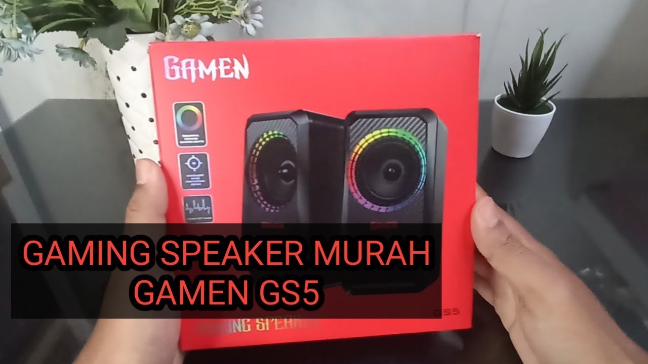 GAMING SPEAKER RGB MURAH || GAMEN GS5 - YouTube
