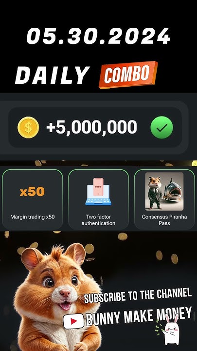 Hamster Kombat Daily Combo Youtube