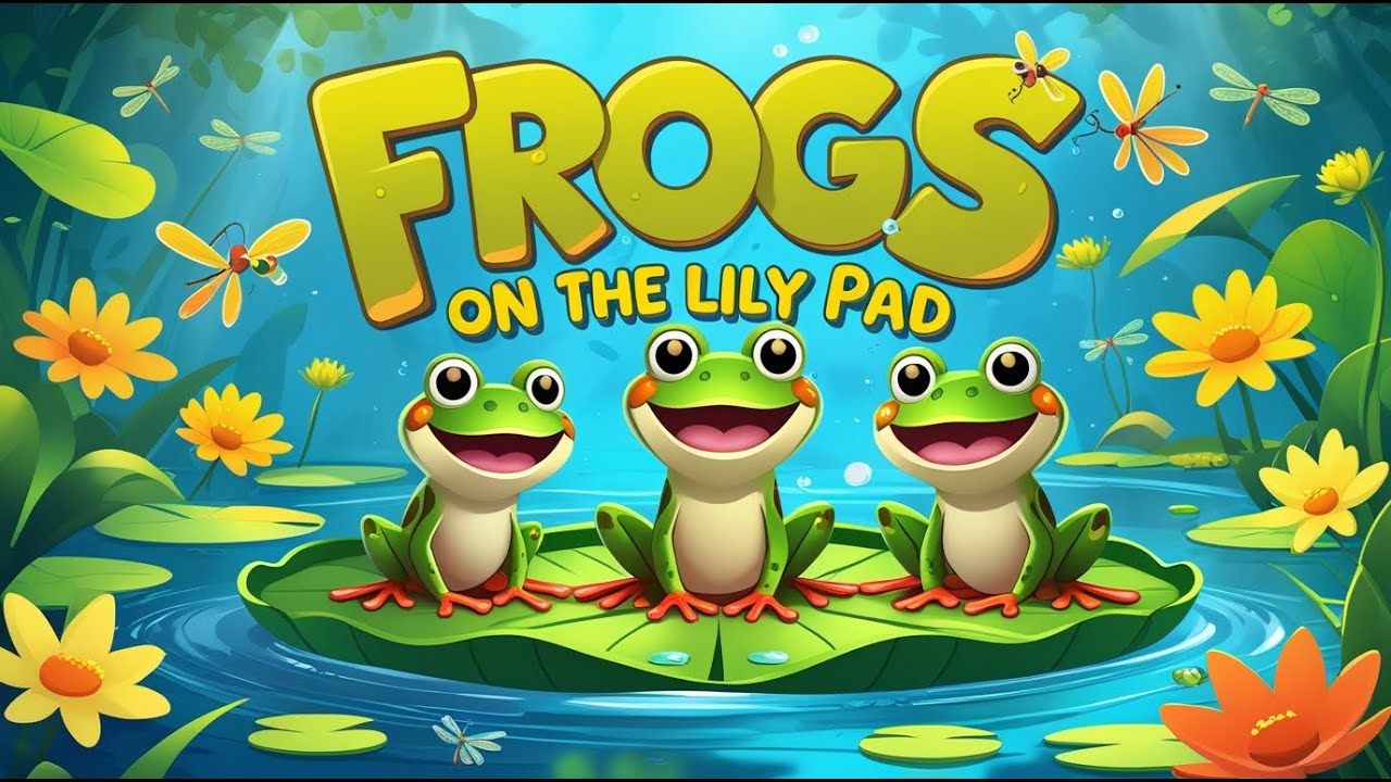 Frogs on the Lily Pad | Animated Nursery Rhyme Adventure! - YouTube