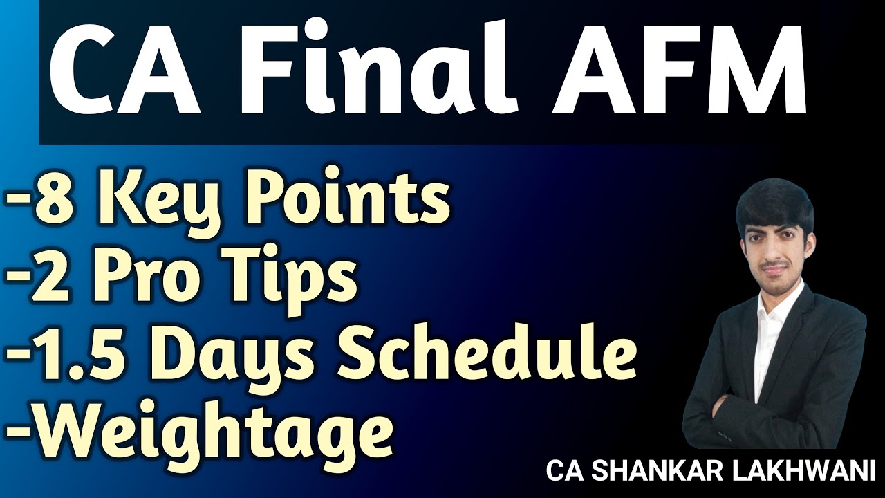 Last Moment 70+ Strategy, Pro Tips, Best Plan & Weightage for CA Final ...