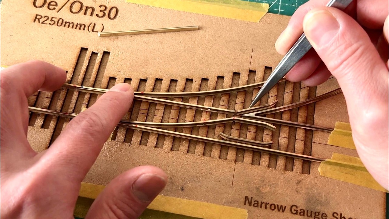 How to Build Compact Handlaid Turnouts — A Step-by-Step Guide for On30 ...