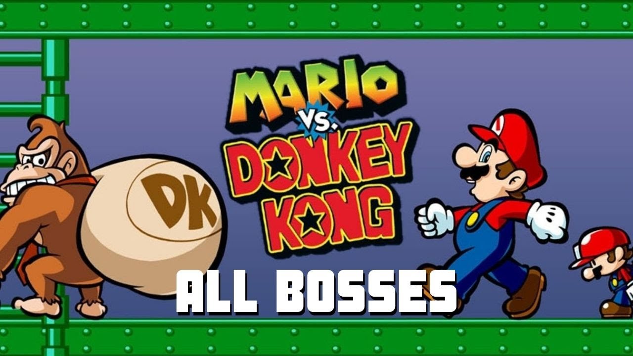 Mario vs. Donkey Kong - ALL BOSSES [No Damage] + Ending // GBA - YouTube