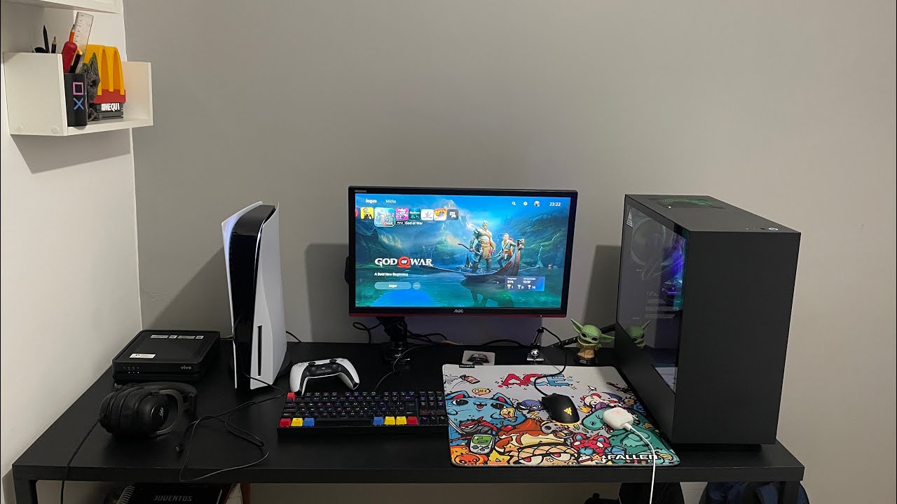 O MEU NOVO SETUP GAMER COM PS5 EM 2022 - YouTube