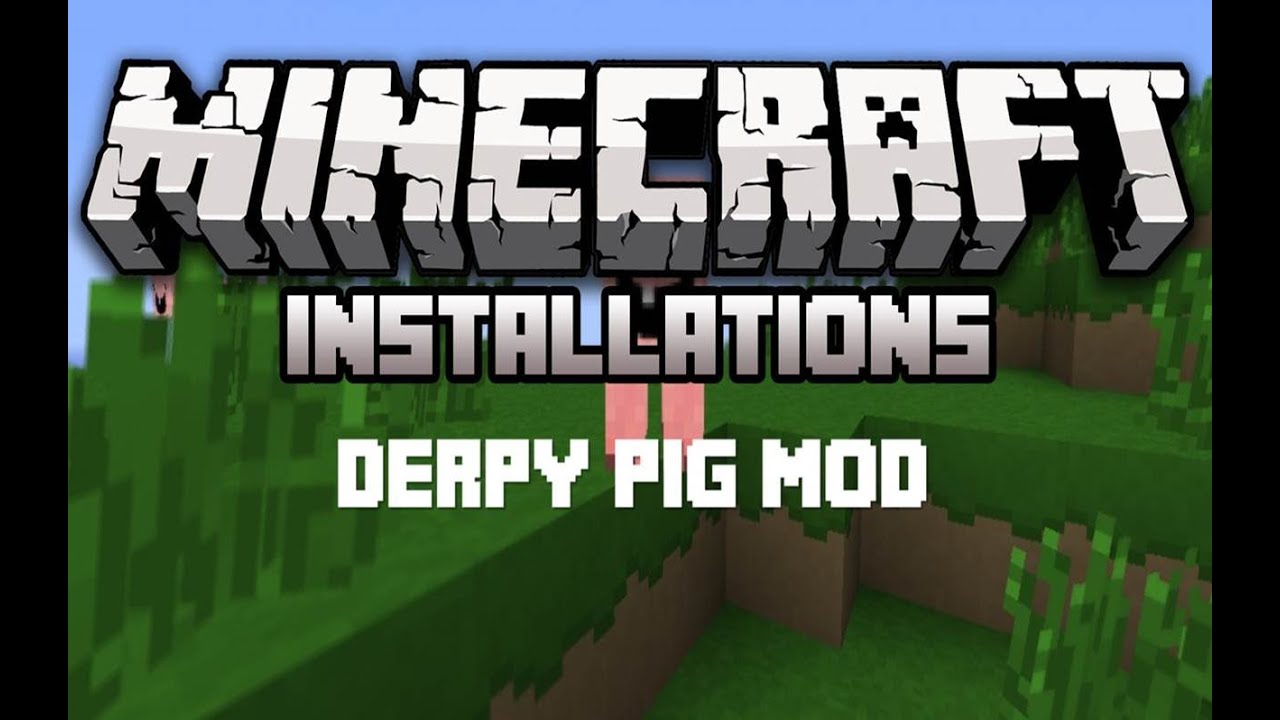 How to install the Derpy Pig mod for Minecraft 1.6.4 - YouTube