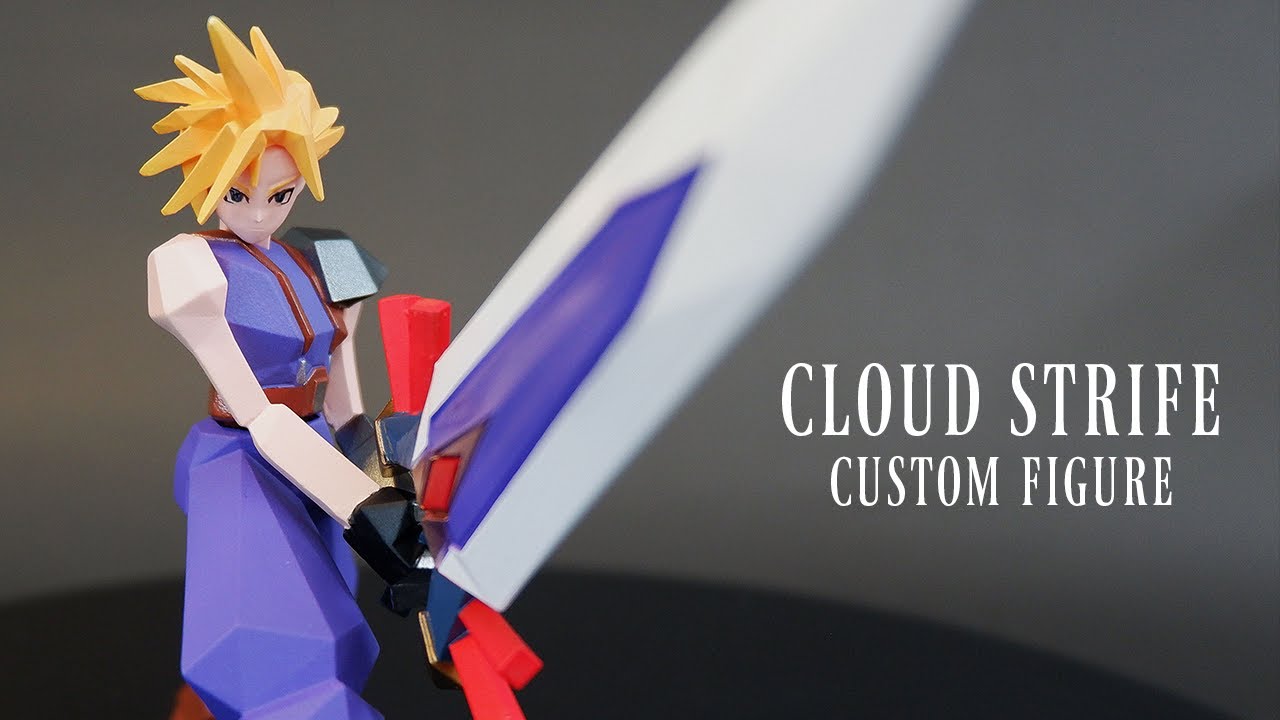 Unboxing FF7 Cloud Strife Polygon Battle Mode (Ultima ver.) - YouTube