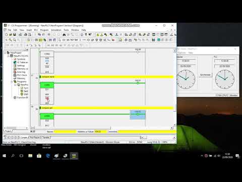 REAL TIME CLOCK CALENDER PLC OMRON CJ1M PART2/2 - YouTube