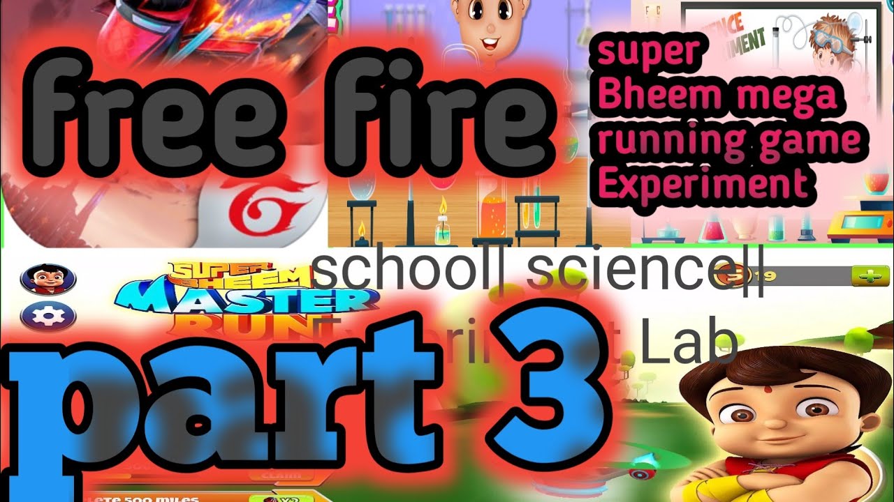 |Super |Bheem| Mega Run| running game| Free Fire ||%100||science ...
