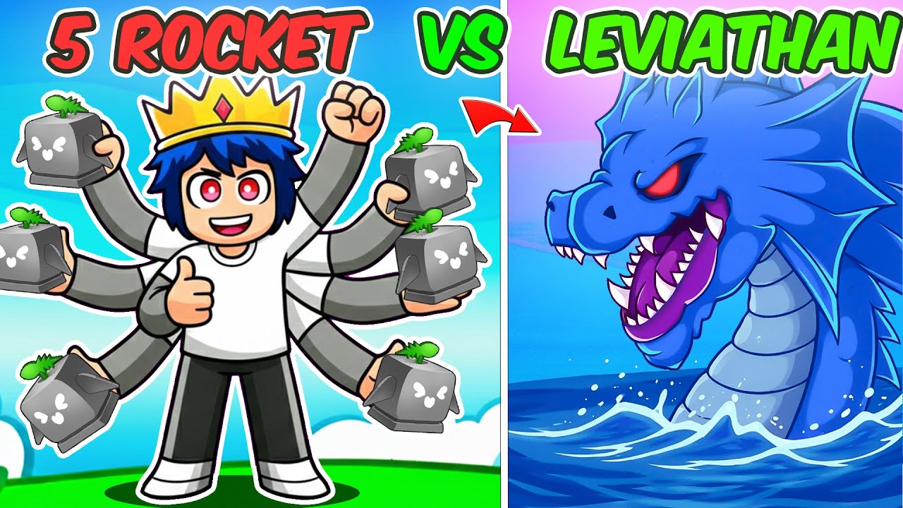 “CAN 5 ROCKET USERS BEAT LEVIATHAN IN BLOX FRUITS?! (INSANE) 😱” - YouTube