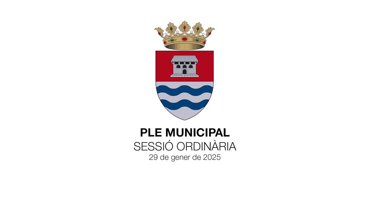 Ple Municipal Sessió Ordinària - 29/01/2025 - YouTube