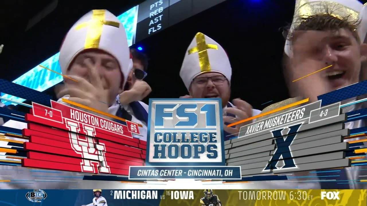 FS1 College Hoops intro | 6 Houston @ Xavier | 12/1/2023 - YouTube