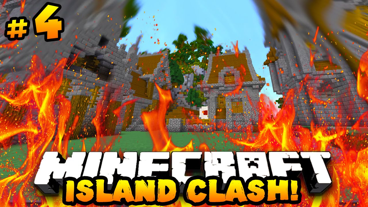 Minecraft ISLAND CLASH #4 "WE'RE UNDER ATTACK!!" w/PrestonPlayz ...