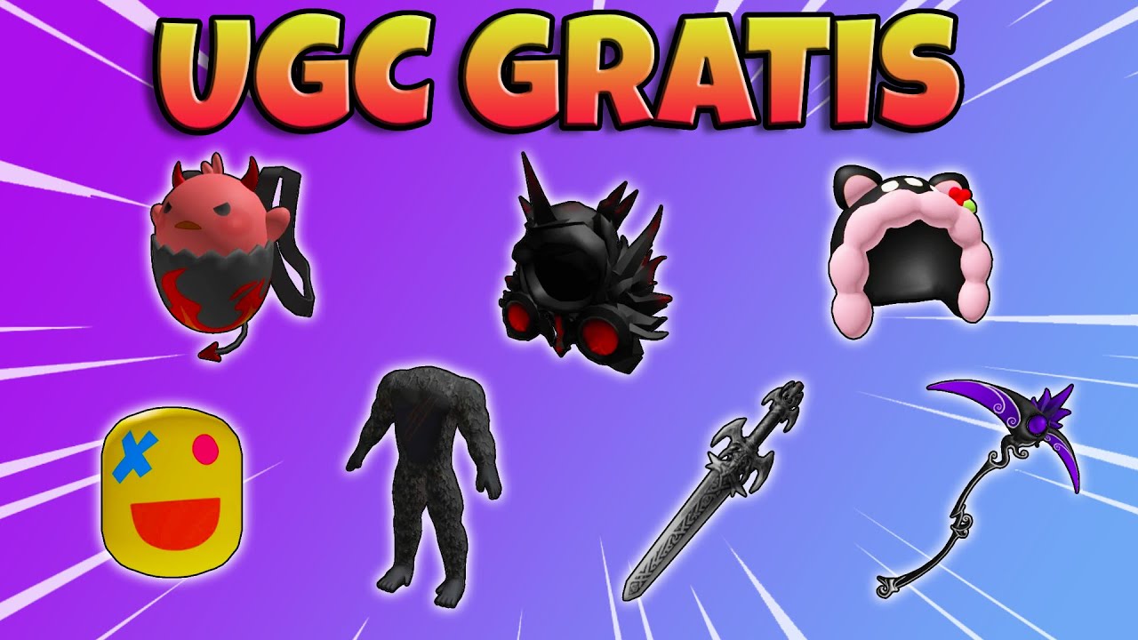 👉CONSIGUE TODOS ESTOS UGC LIMITED GRATIS en ROBLOX 🤑 - YouTube