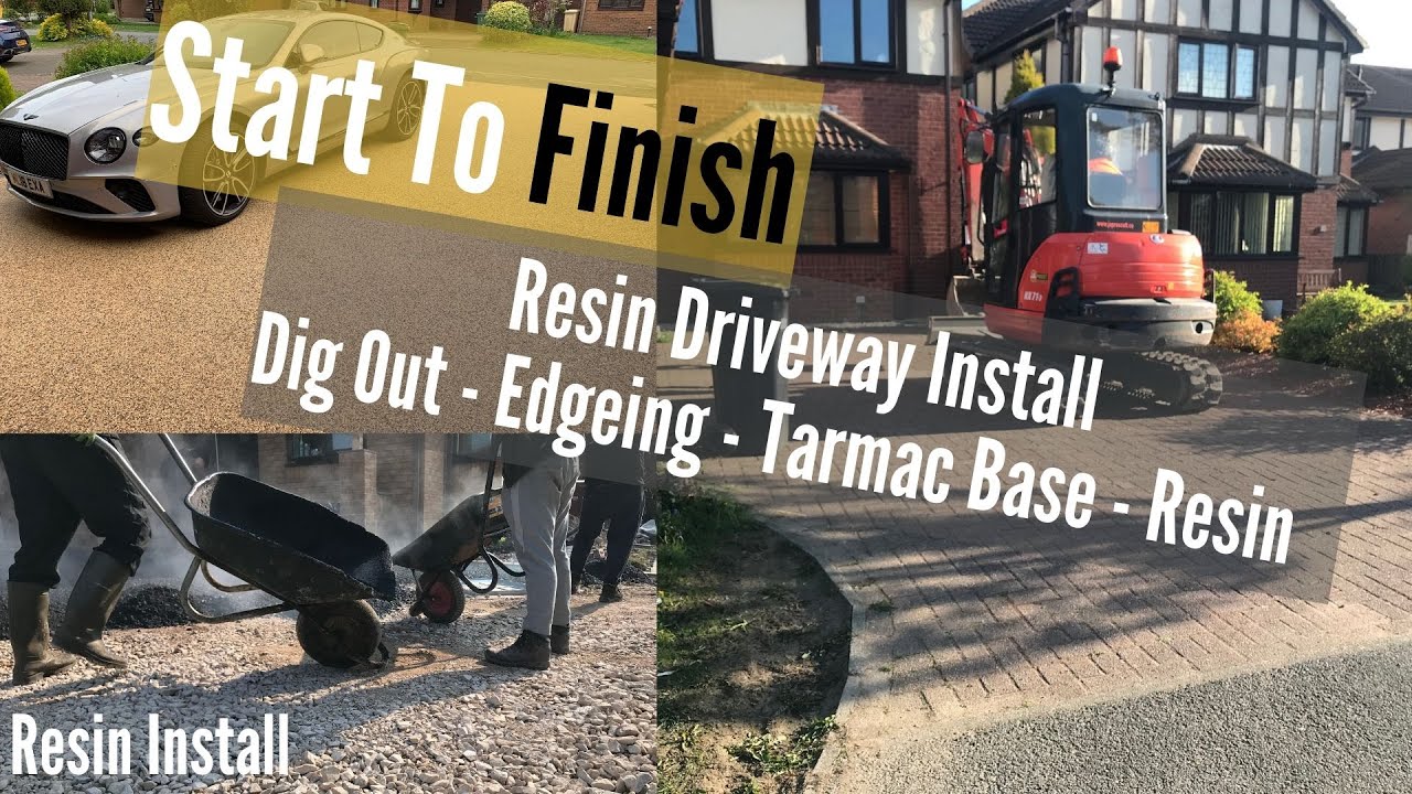 Resin Driveway Full walkthrough, Prep, Groundworks, Block Edgings ...