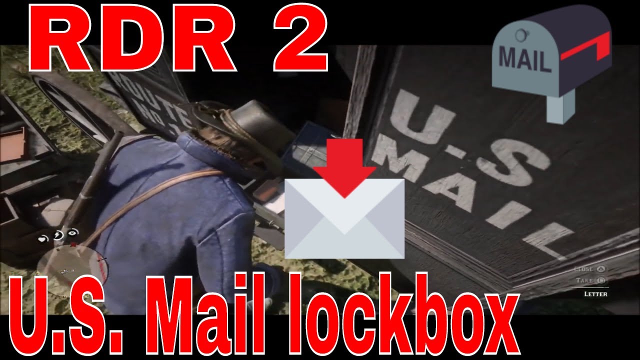 Red Dead Redemption 2 Cumberland Forest US Mail Lockbox - YouTube