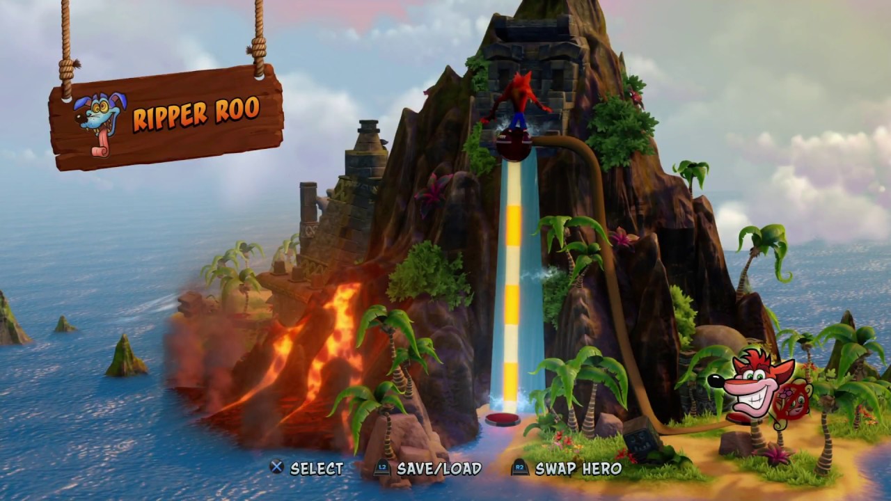 Crash Bandicoot Remastered - Ripper Roo (Boss Fight) - YouTube