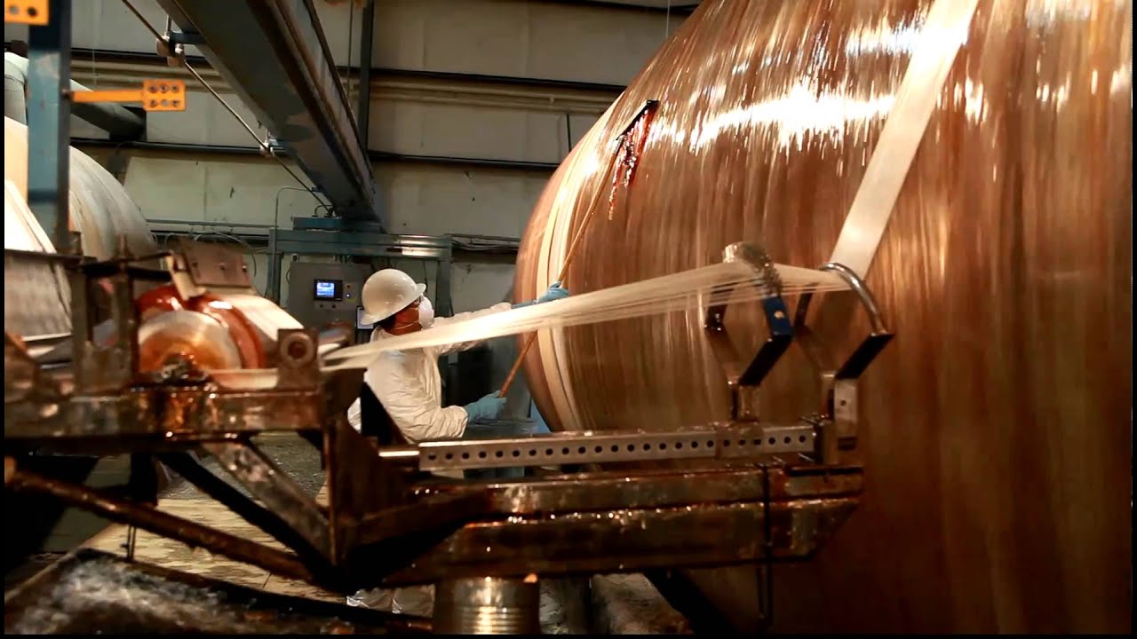 Strand Horizontal Filament Winding Technology - YouTube