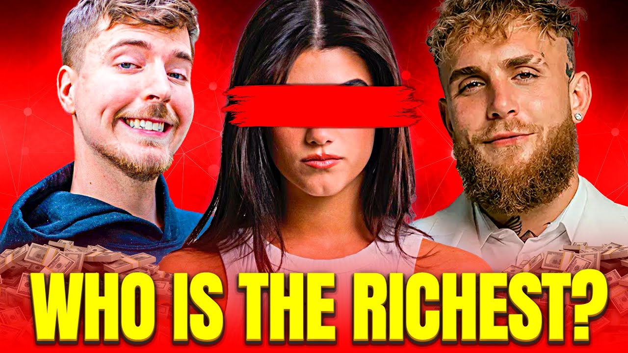 Top 10 Richest Creators Worlds Wealthiest Influencers; MrBeast, Jake ...
