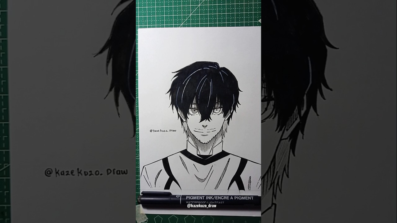 Drawing - Oliver Aiku | BLUE LOCK #shorts #animeart #anime #art #oliver ...