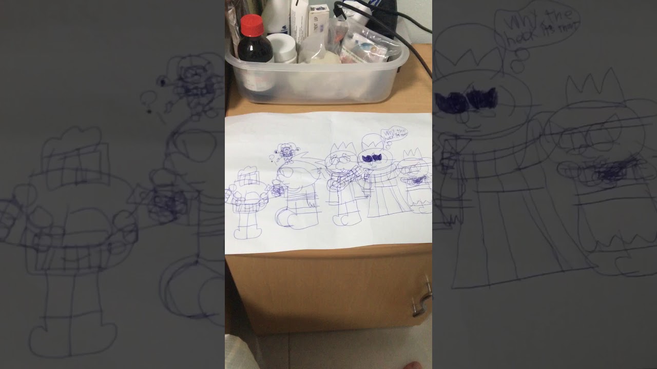 Alice, Brian, cherry berry, king wordy, queen scribble and D-Monster as ...