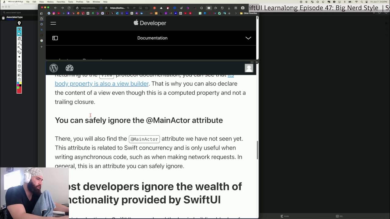 Swift & SwiftUI Learnalong Episode 47: Big Nerd Style - a - YouTube